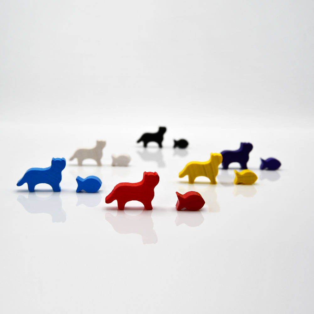 Cats and Fish – New Colors Available – CUBE4ME